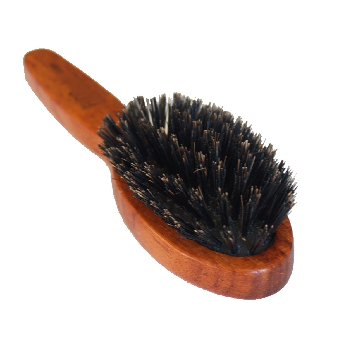 Perie de par din lemn cu peri naturali, antistatica, 18.5x4.5cm - eMAG.ro