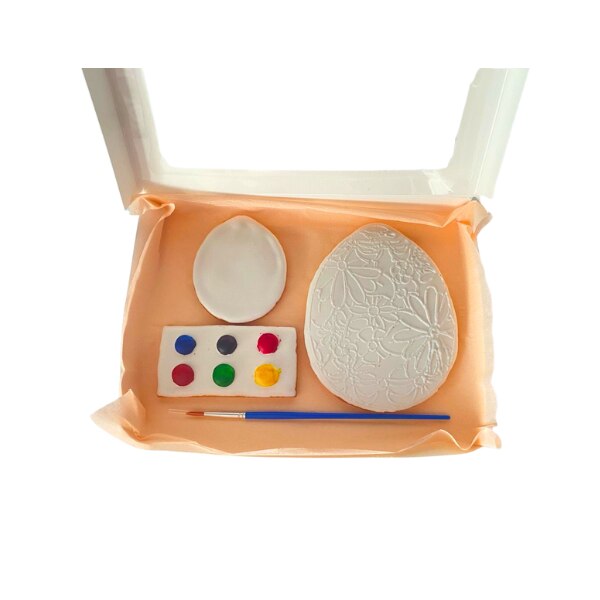 Paste in Culori: Set de Biscuiti Oua de Vanilie cu Paleta Ta de Artist ...