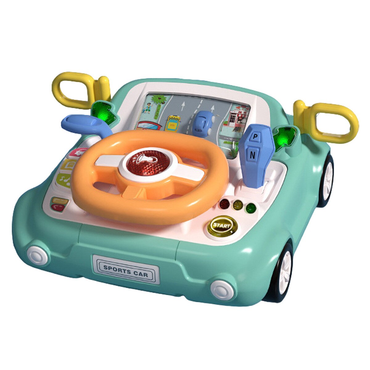 Masina tip simulator pentru copii cu volan, MorFansi, Realistica ...