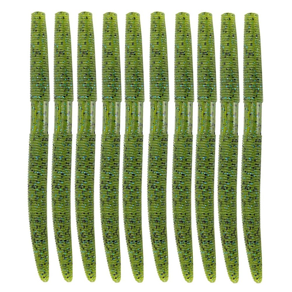 Set 10 Momeala vierme pescuit, JENUOS®, 135 mm, 3.5 g, Verde - eMAG.ro