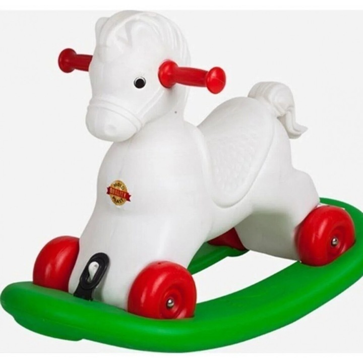 Balansoar Calut 2 in 1 cu roti Rocky - eMAG.ro