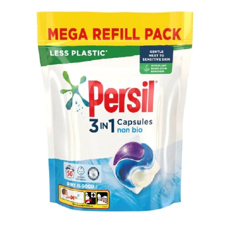 Detergent de rufe capsule Persil, 3 in 1 Non Bio, delicate cu pielea ...