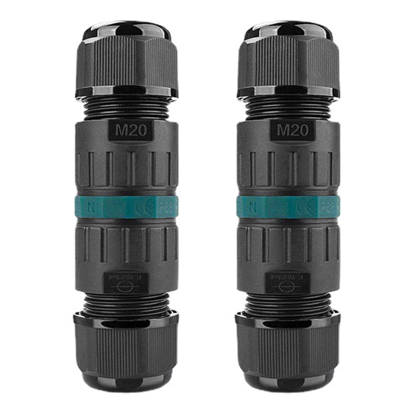 Set 2 Conector cablu electric liniar, SINBINTA, 3 pini, 450V, 16A ...