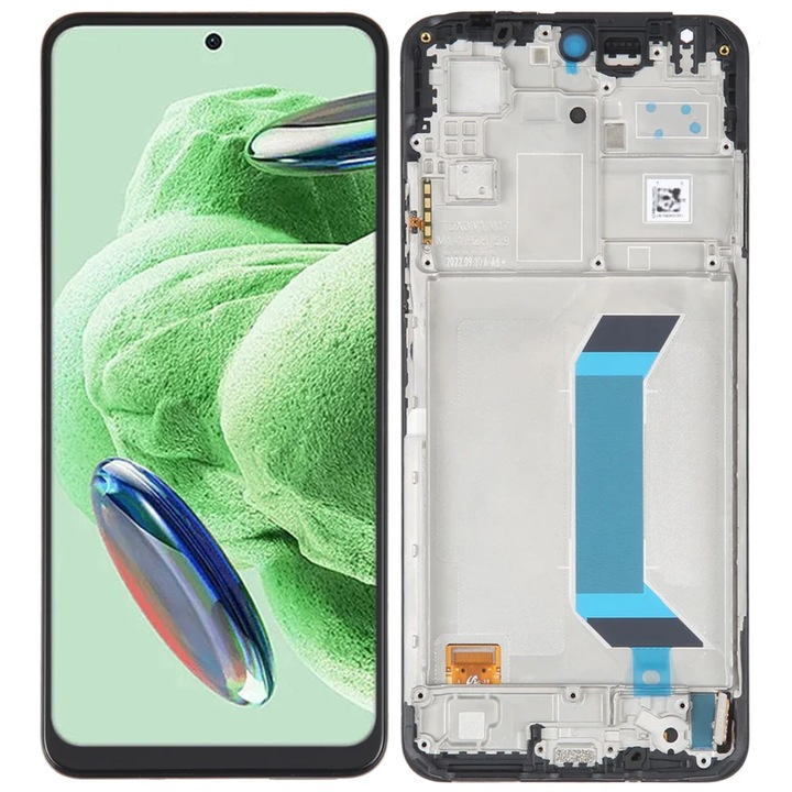 Display pentru Xiaomi Redmi Note 12 5G, OLED, cu rama, Negru, LCD ...