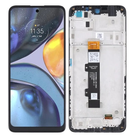 Display pentru Motorola Moto G22 XT2231, IPS, cu rama, Negru, LCD ...