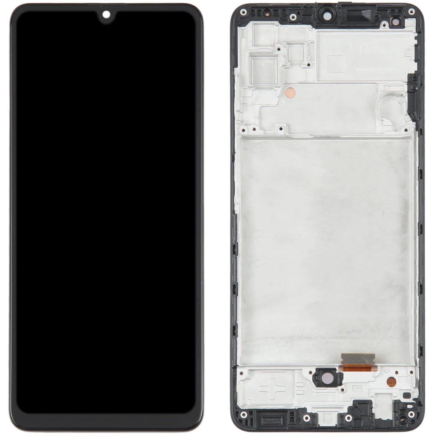 Display pentru Samsung Galaxy A32 4G (SM-A325), OLED, cu rama, Negru ...