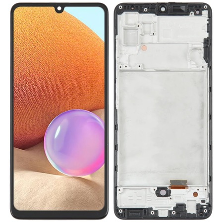 Display pentru Samsung Galaxy A32 4G (SM-A325), OLED, cu rama, Negru ...