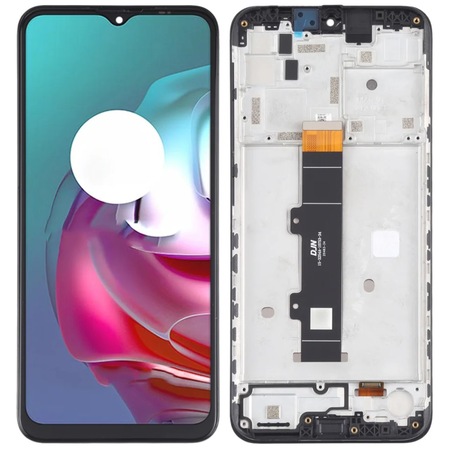 Display pentru Motorola Moto G30 XT2129, IPS, cu rama, Negru, LCD ...