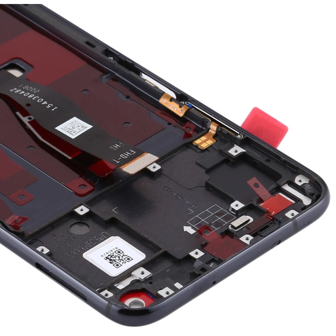 Display pentru Huawei Honor 20 Nova 5T YAL-L21, IPS, cu rama, Negru ...