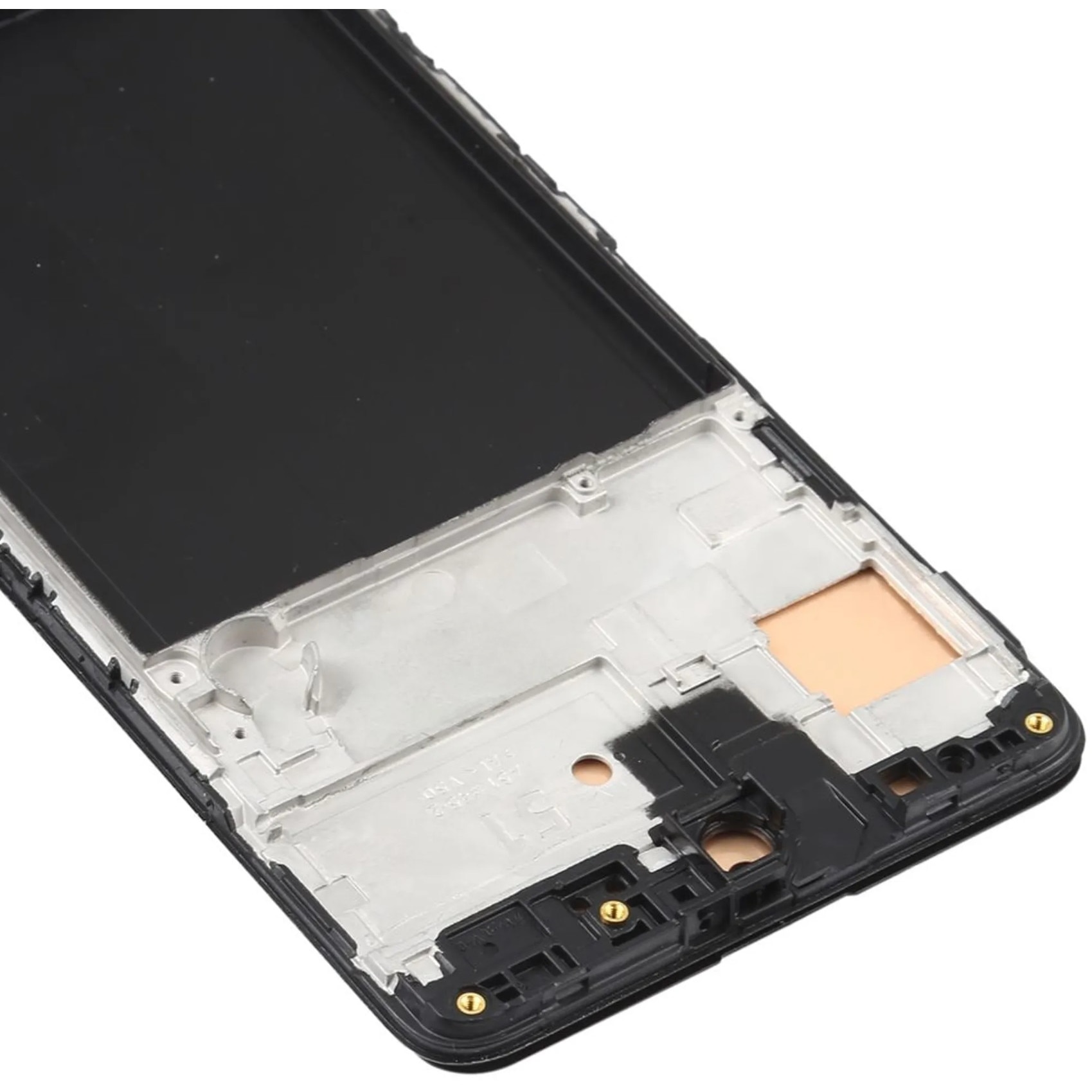 Display pentru Samsung Galaxy A51 (SM-A515), OLED, cu rama, Negru, LCD ...