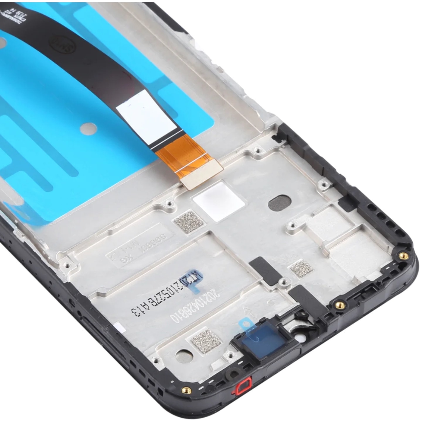 Display pentru Samsung Galaxy A22 5G (SM-A226), IPS, cu rama, Negru ...