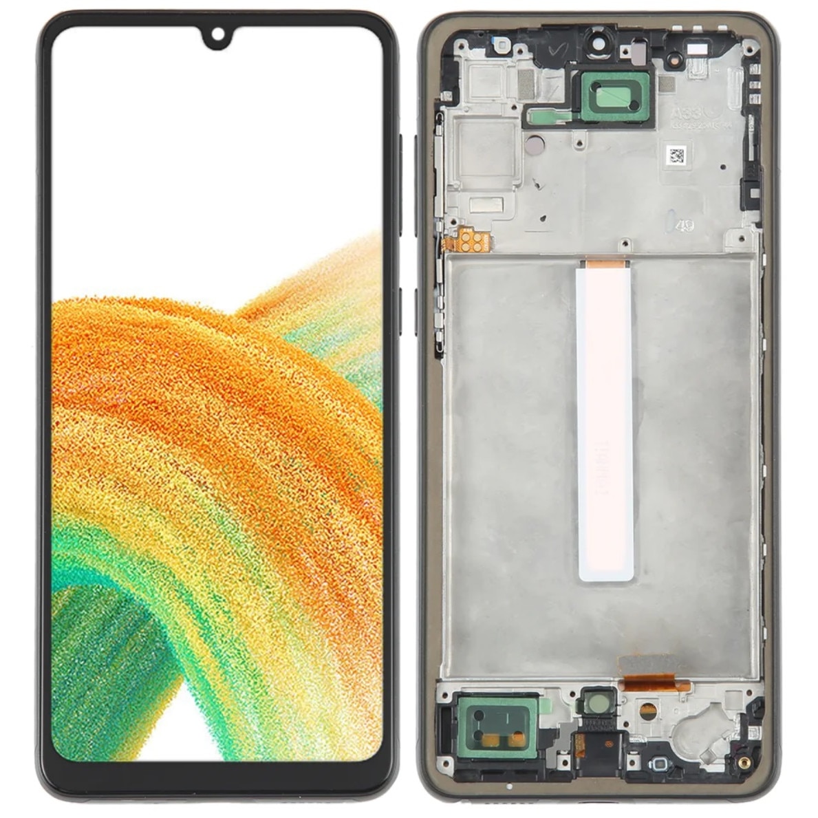 Display pentru Samsung Galaxy A33 5G (SM-A336), OLED, cu rama, Negru, LCD, Ecran Tactil, Best ...