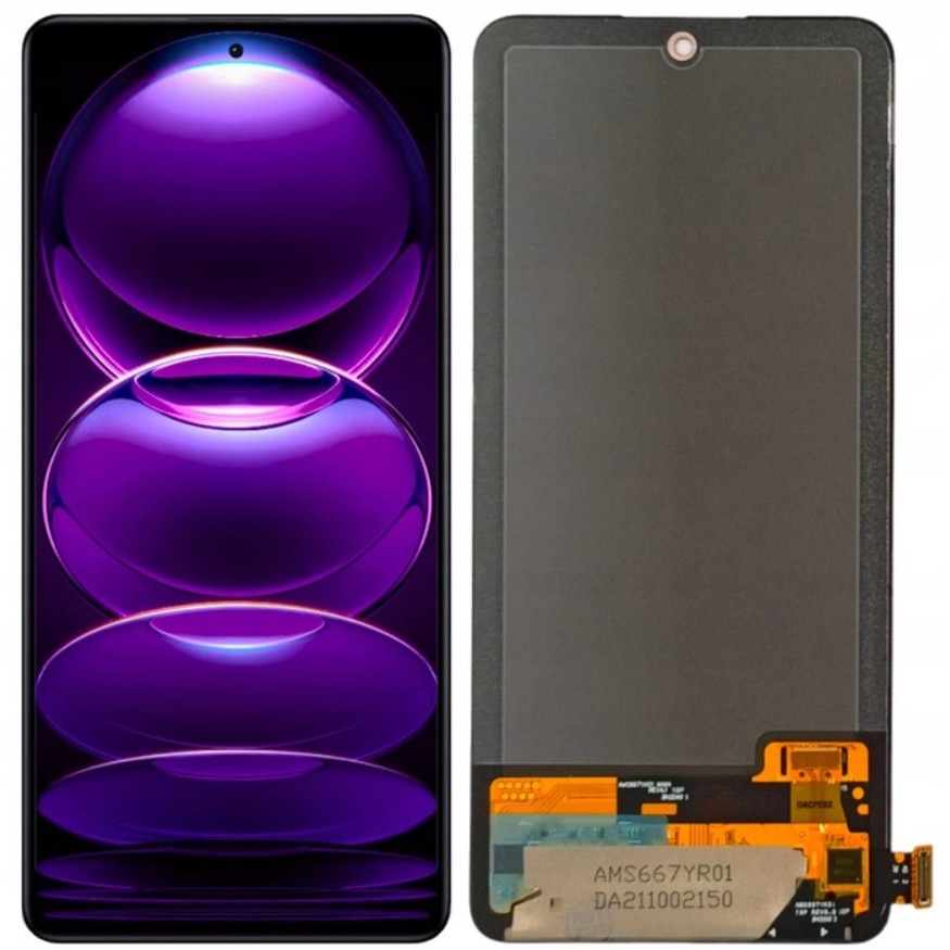 Display pentru Xiaomi Redmi Note 12 Pro 4G, OLED, Negru, LCD, Ecran ...
