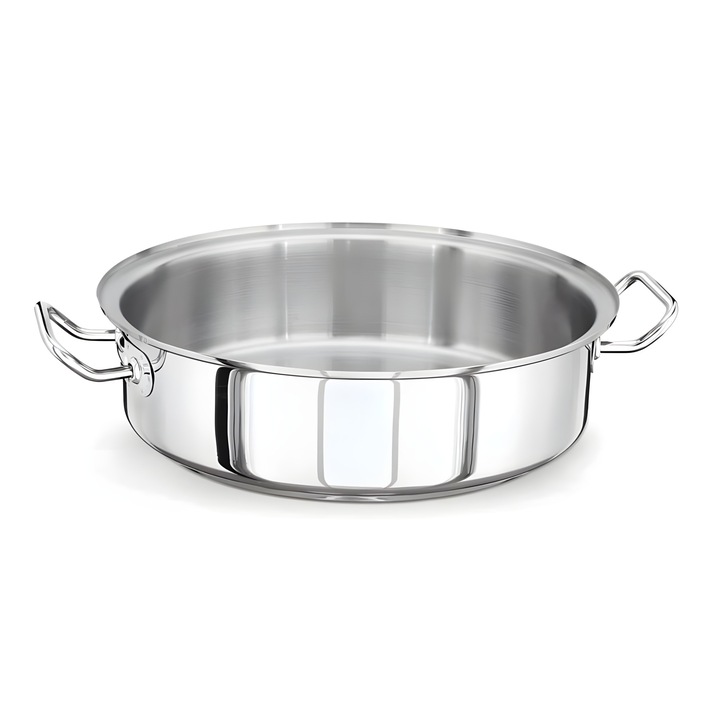 Cratita profesionala inox 5 l IDEAL INOX cu doua manere otel inoxidabil ...