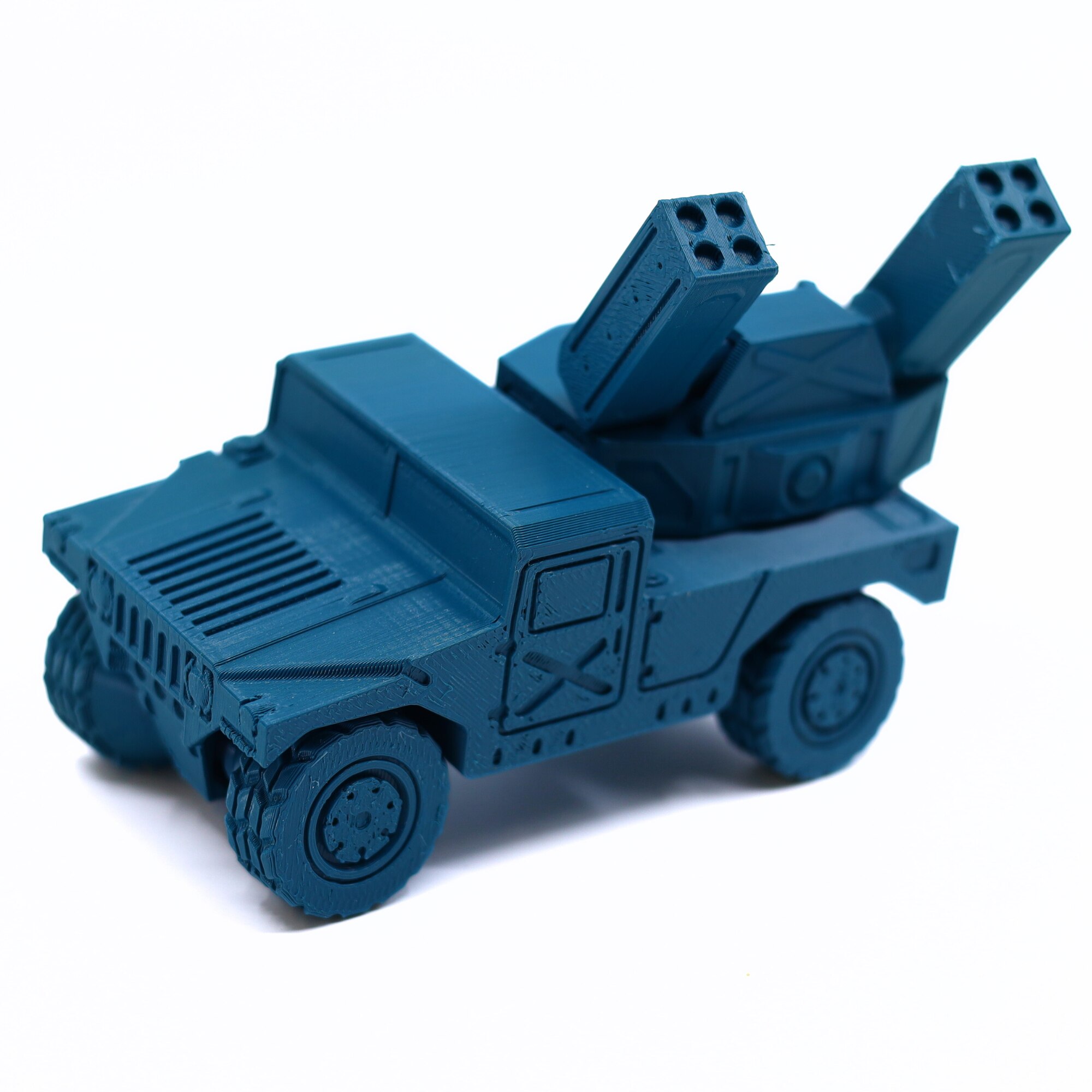 Figurina Humvee Avenger printata 3D, Turkish Blue - eMAG.ro