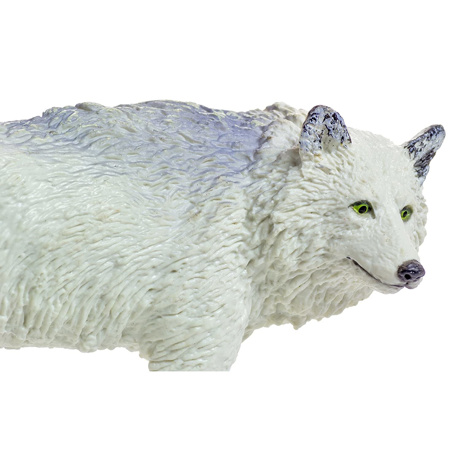 Figurina - White Wolf, Alb, 11 cm - eMAG.ro
