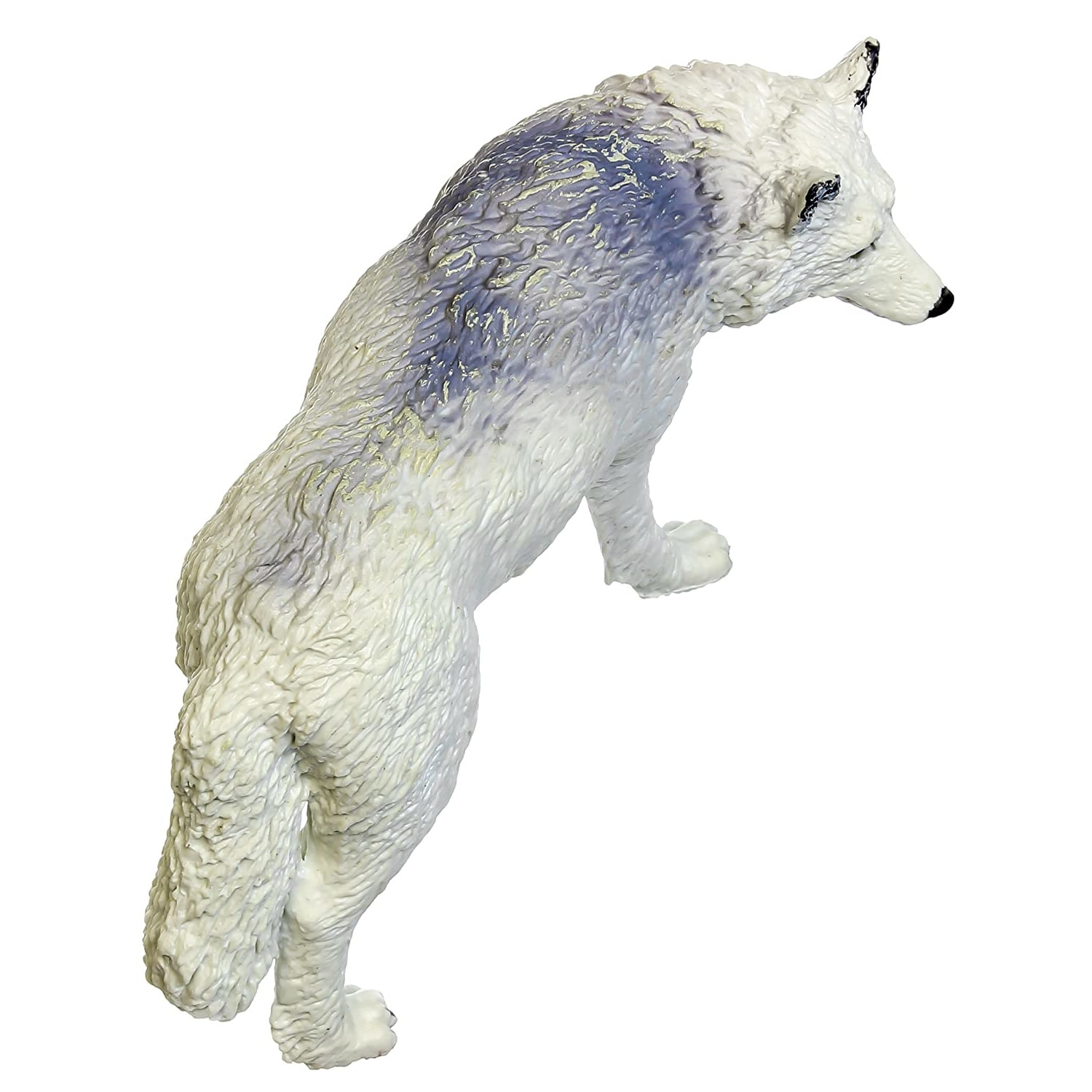 Figurina - White Wolf, Alb, 11 cm - eMAG.ro