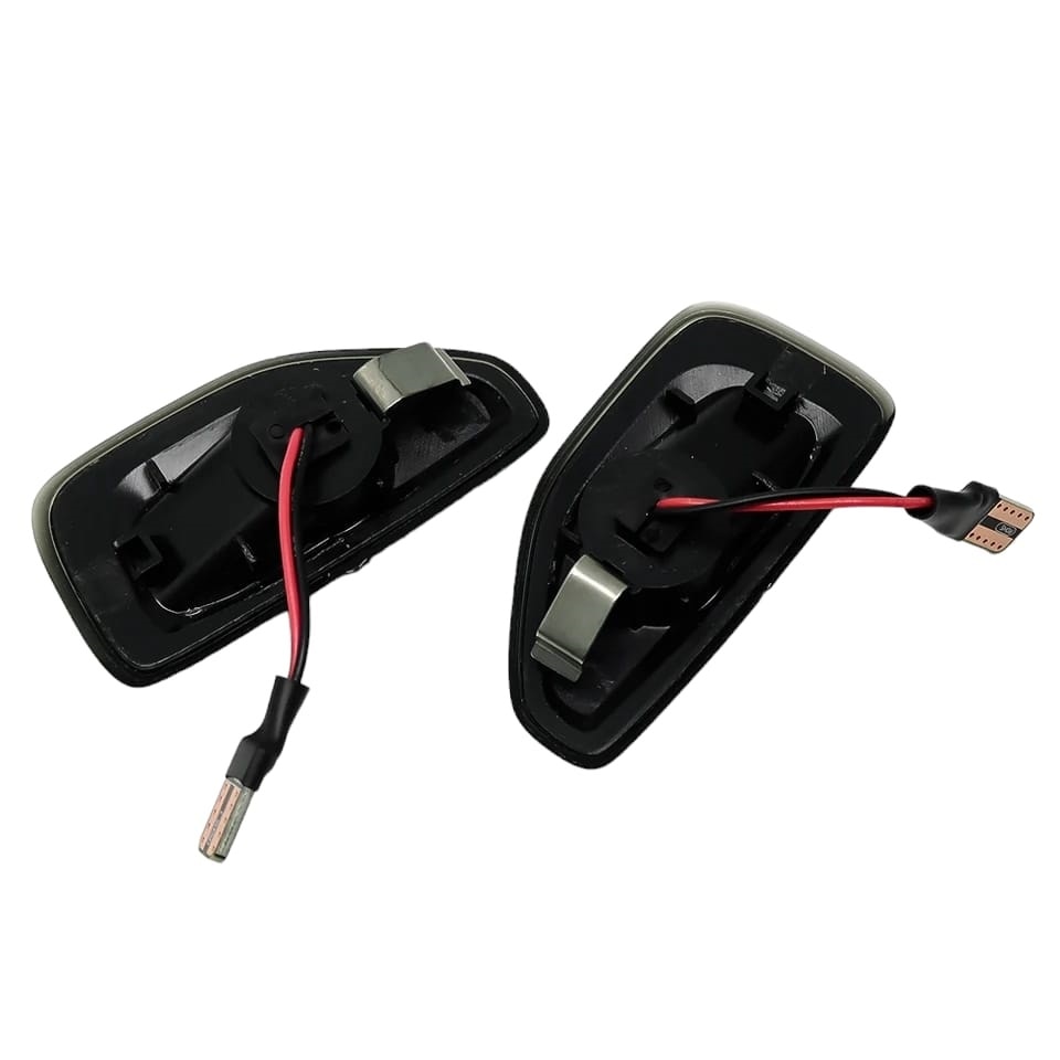 Set de 2 lampi led semnalizare dinamica aripa fumurie Dacia Logan 2 ...