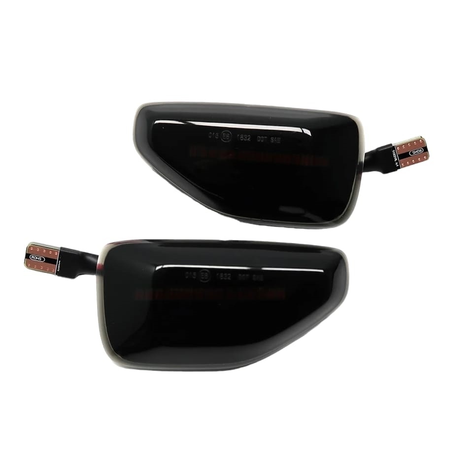 Set de 2 lampi led semnalizare dinamica aripa fumurie Dacia Logan 2 ...