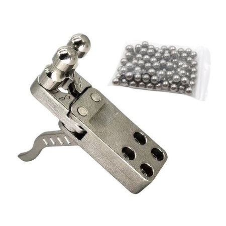 Declansator aruncator, 100 bile otel inoxidabil 7mm, argintiu, 7.6x2 ...