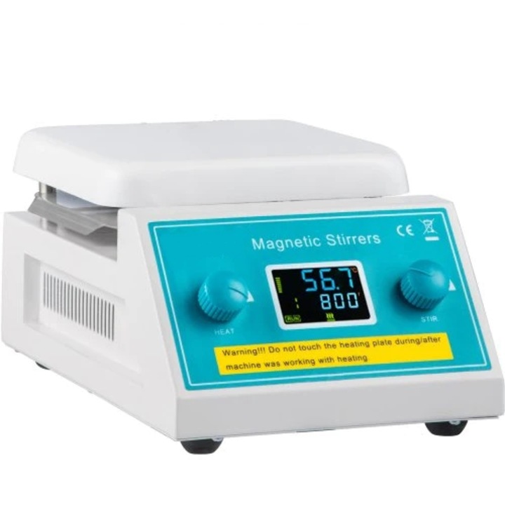 Agitator magnetic, capacitate 2.5 L max, 200-2000 RPM, pentru laborator ...