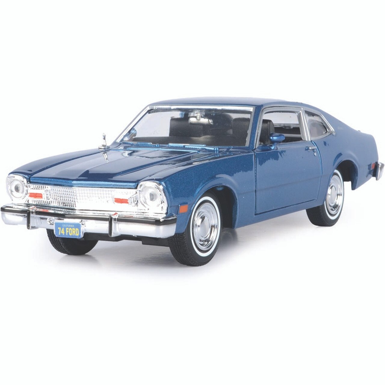 Macheta Ford Maverick 1974 albastru - 1/24 Motormax - eMAG.ro