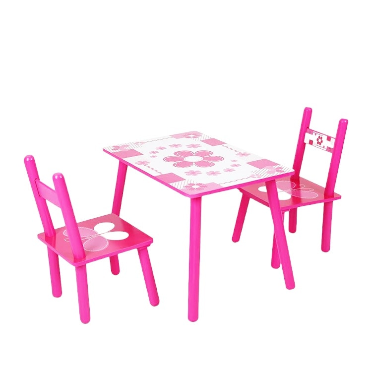 Masuta copii cu 2 scaune Fluture Floare - eMAG.ro