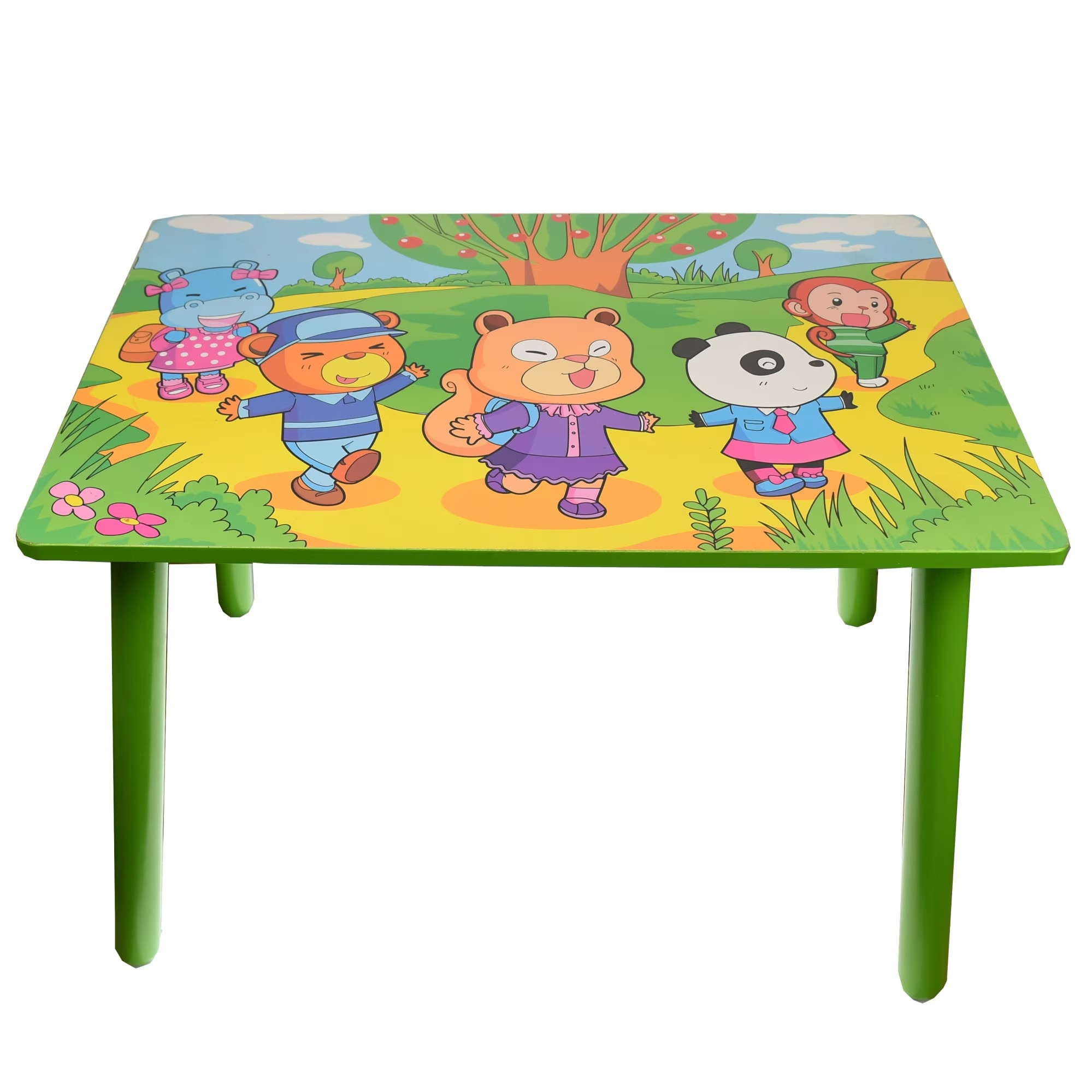 Masuta copii cu 2 scaune Animal Friends - eMAG.ro