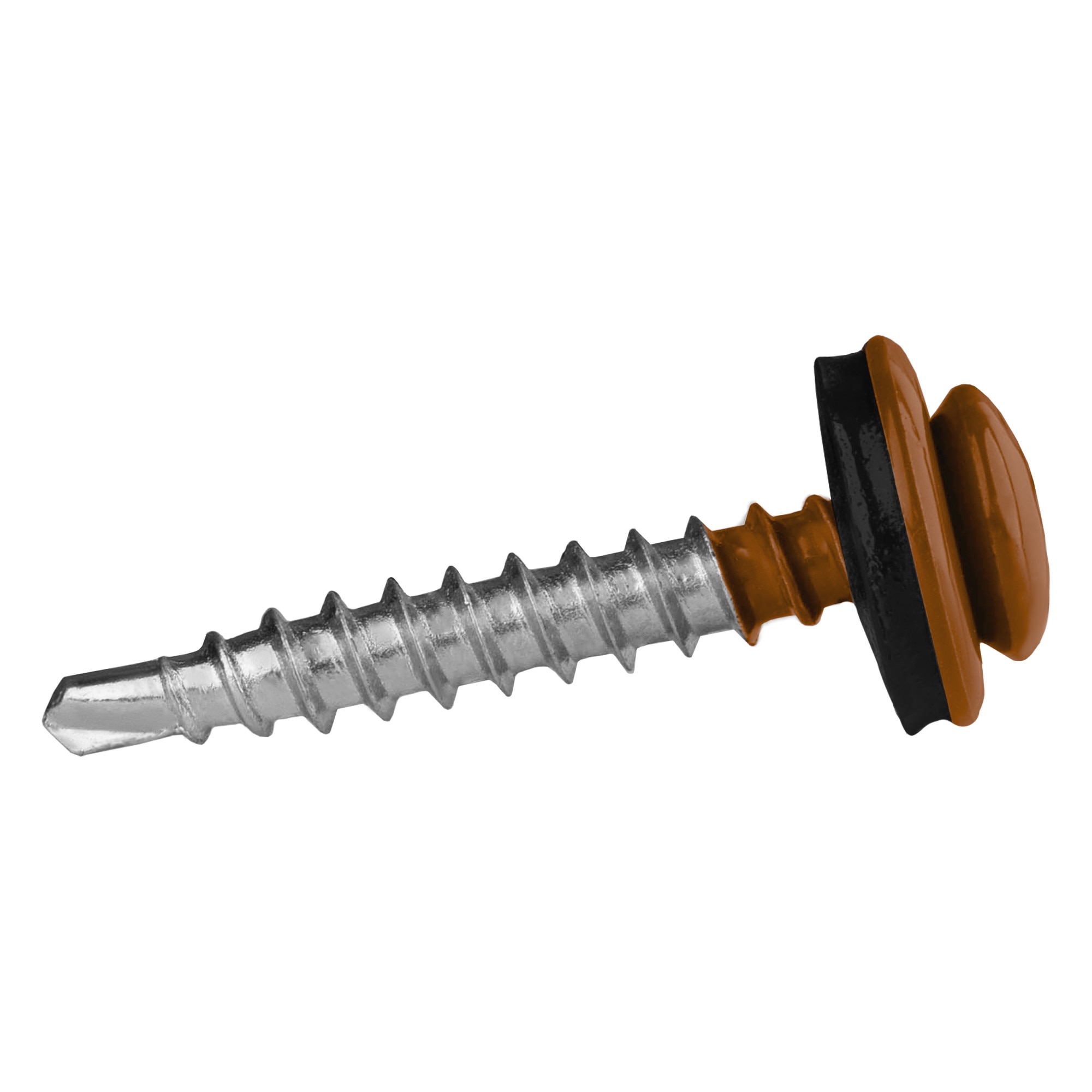 Set 250 Suruburi autoforante 4,8x35 mm RAL 8004, pentru tabla si lemn ...