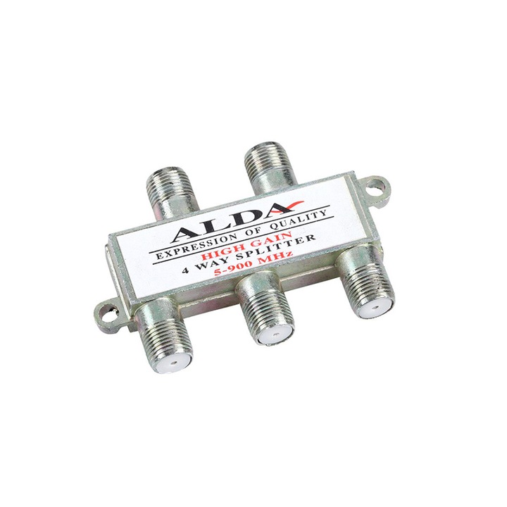 Splitter TV, pentru cablu coaxial, 5-900 MHz, 4 iesiri - eMAG.ro