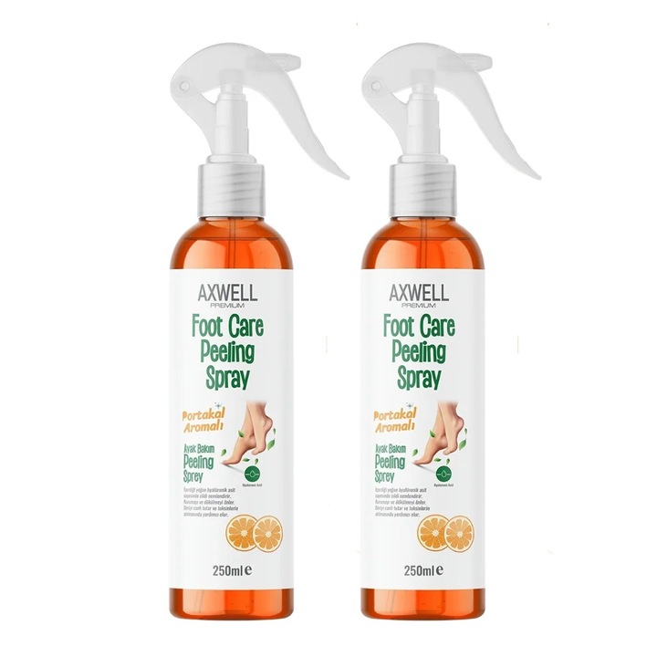 Spray Exfoliant pentru Picioare, Extract de Portocale, Improspatare si ...