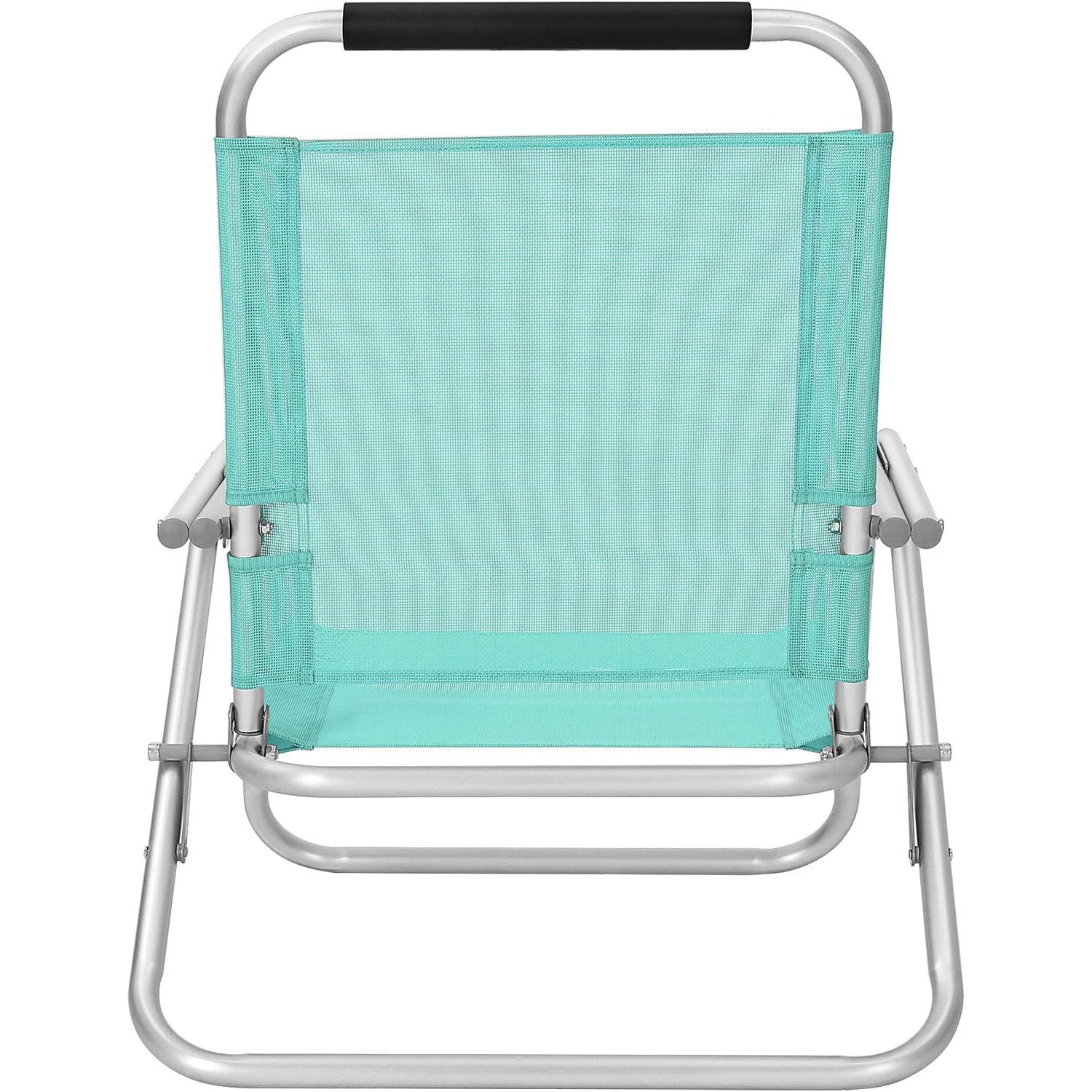 Scaun de plaja SONGMICS portabil cu spatar rabatabil in 4 pozitii, cu ...