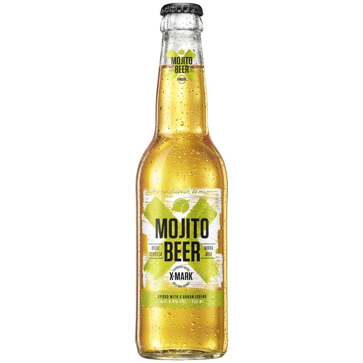 Bere X-Mark cu aroma de Mojito 5.9%, sticla, 0.33l - eMAG.ro