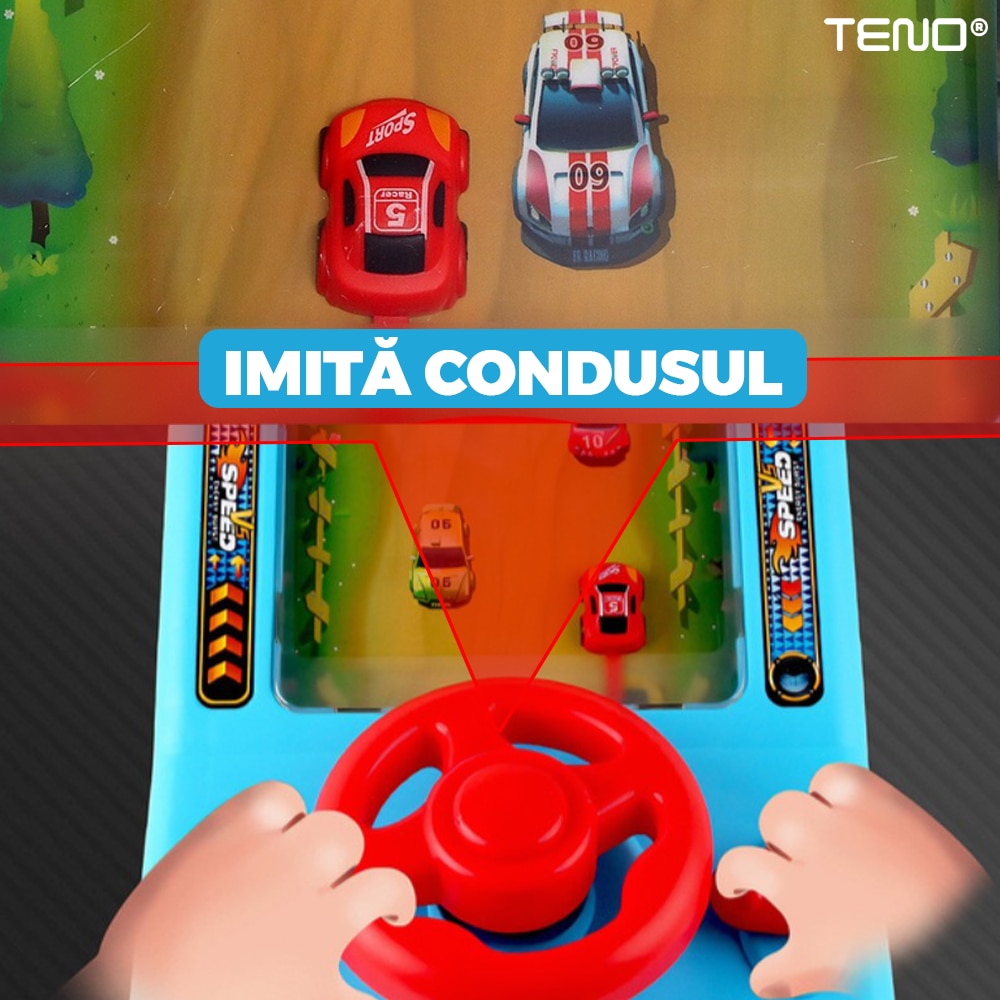 Simulator Auto Curse de Masini Teno®, joc interactiv de condus, functii ...