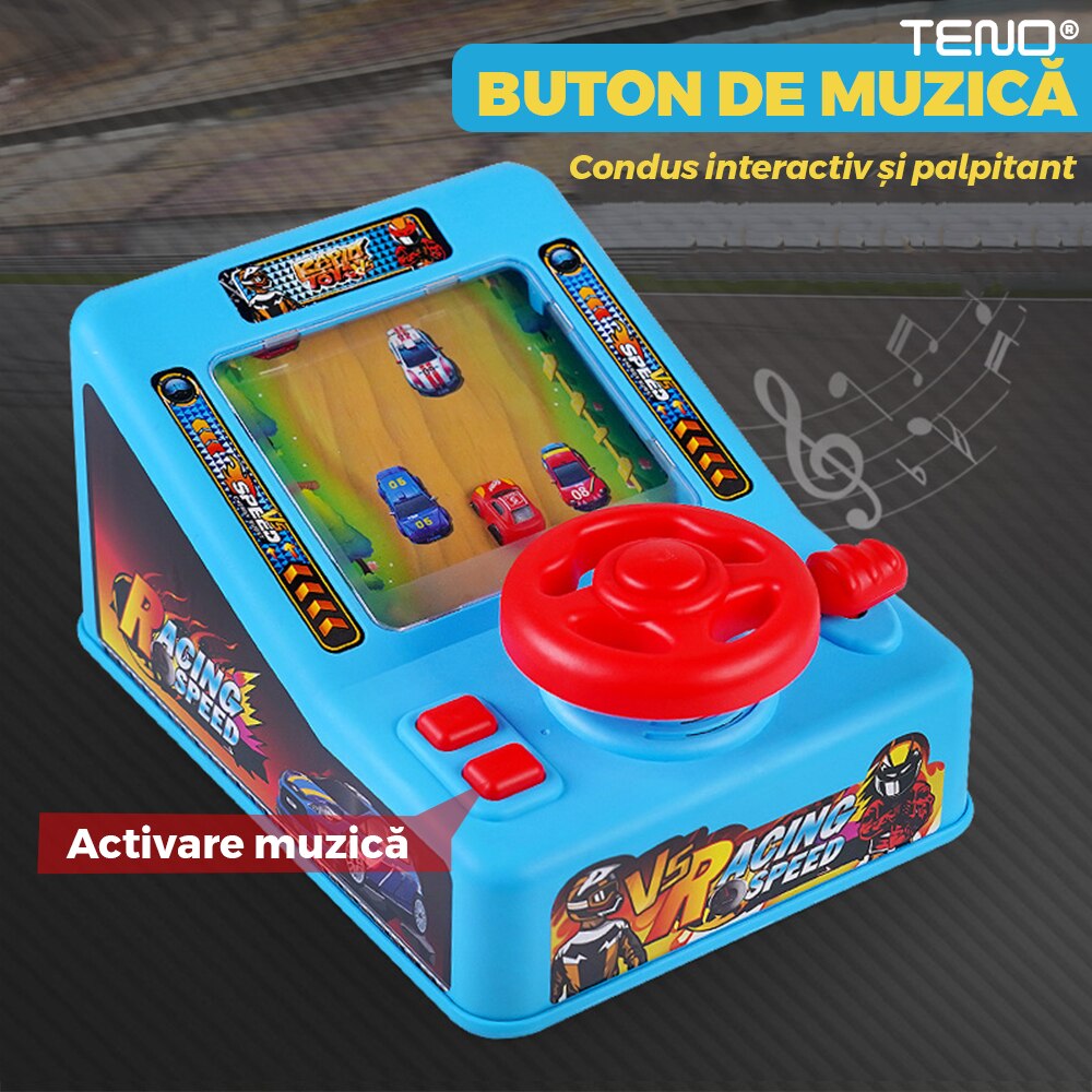 Simulator Auto Curse de Masini Teno®, joc interactiv de condus, functii ...