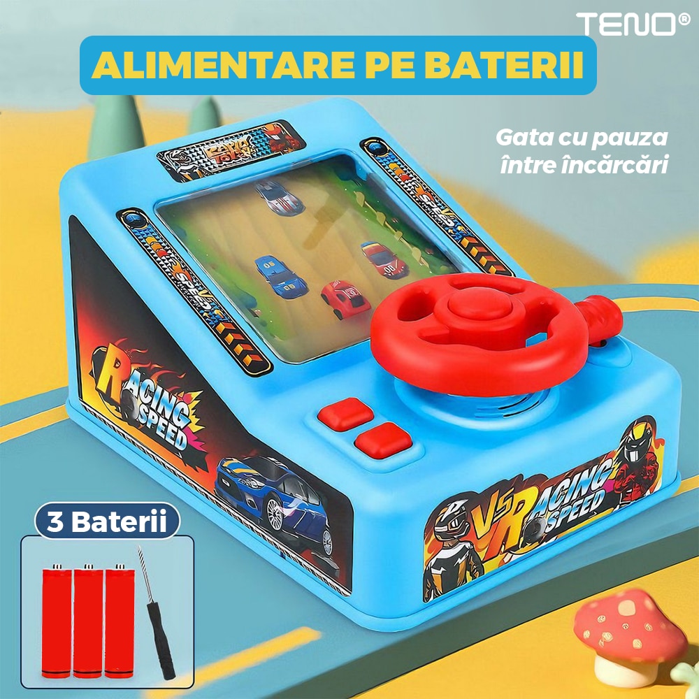 Simulator Auto Curse de Masini Teno®, joc interactiv de condus, functii ...