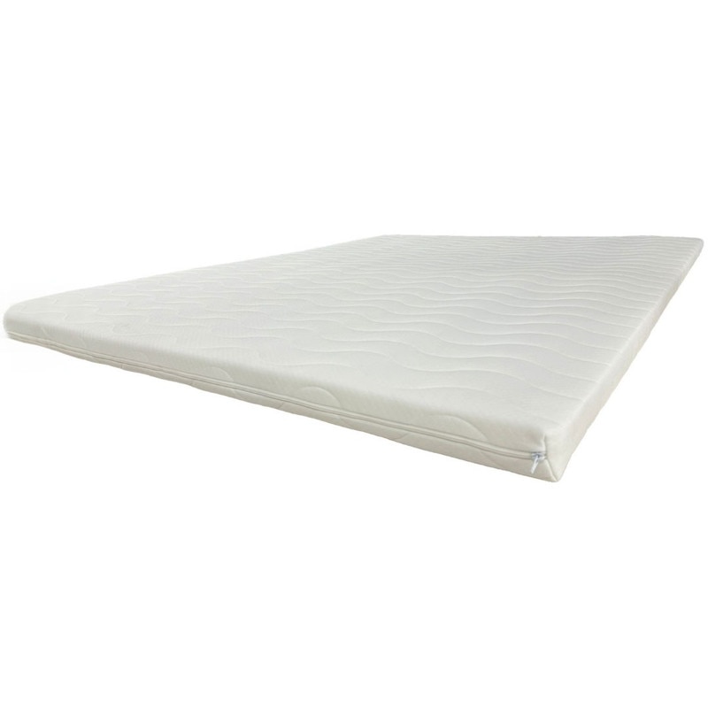 Topper Romesa Alb, 140x200x5cm, reversibil, Husa detasabila, Fermitate ...