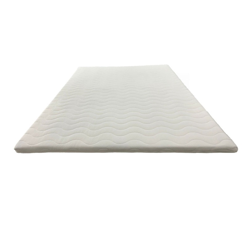 Topper Romesa Alb, 140x200x5cm, reversibil, Husa detasabila, Fermitate ...