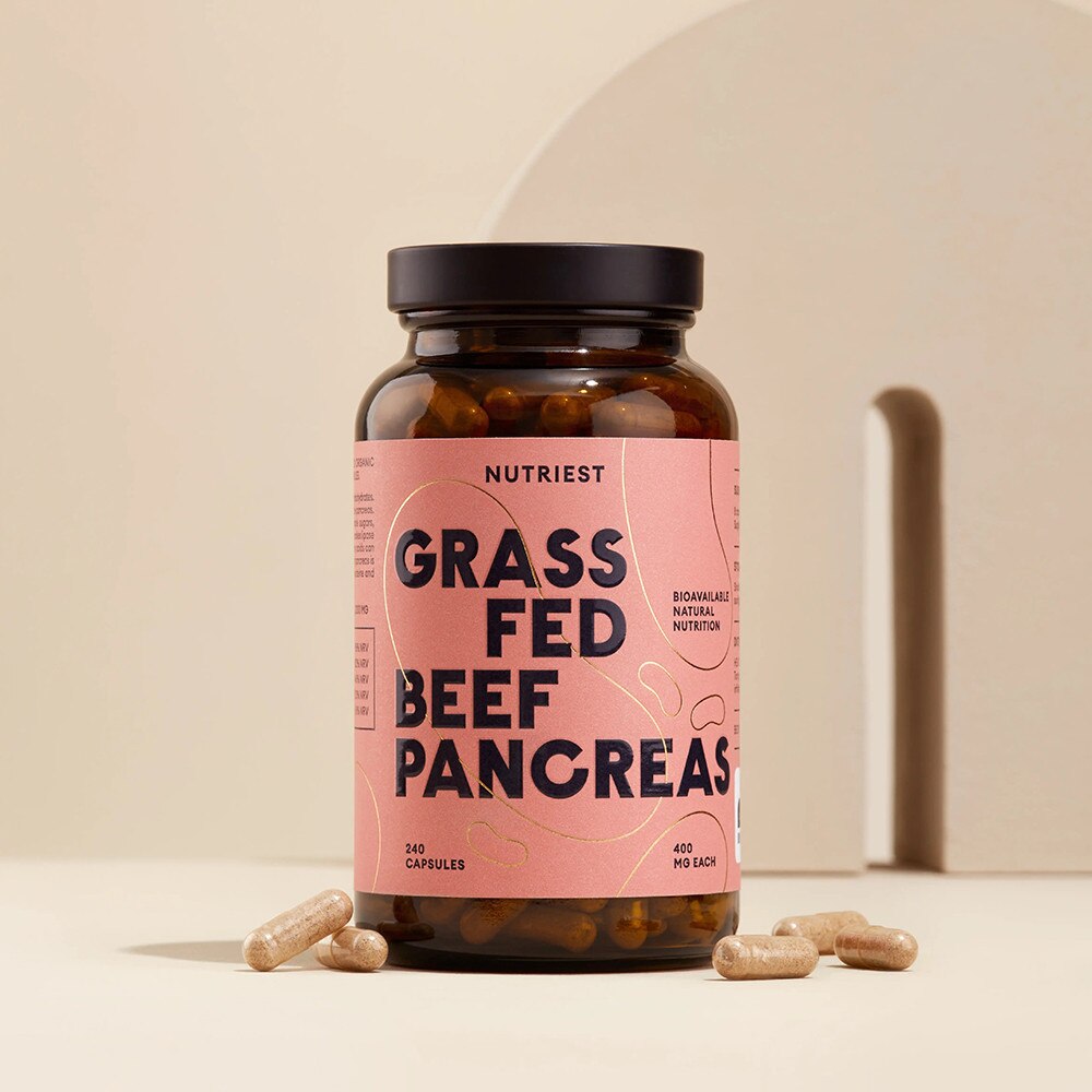 Grass fed Beef Pancreas - supliment alimentar 240cps - eMAG.ro