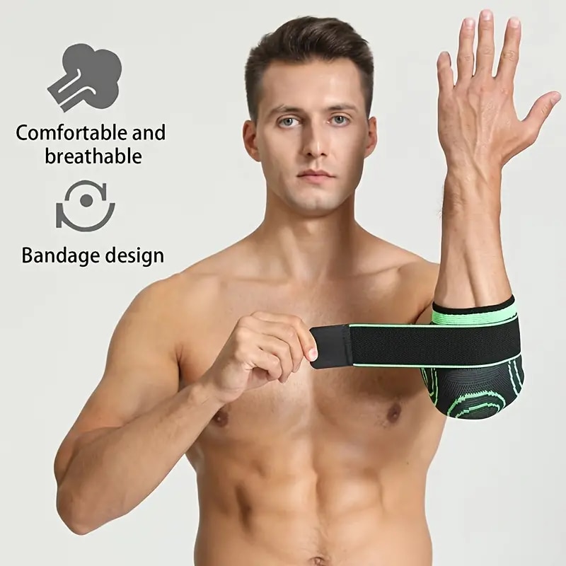 Fasa Elastica pentru Cot Ajustabila cu Banda Velcro Glixicom pentru ...