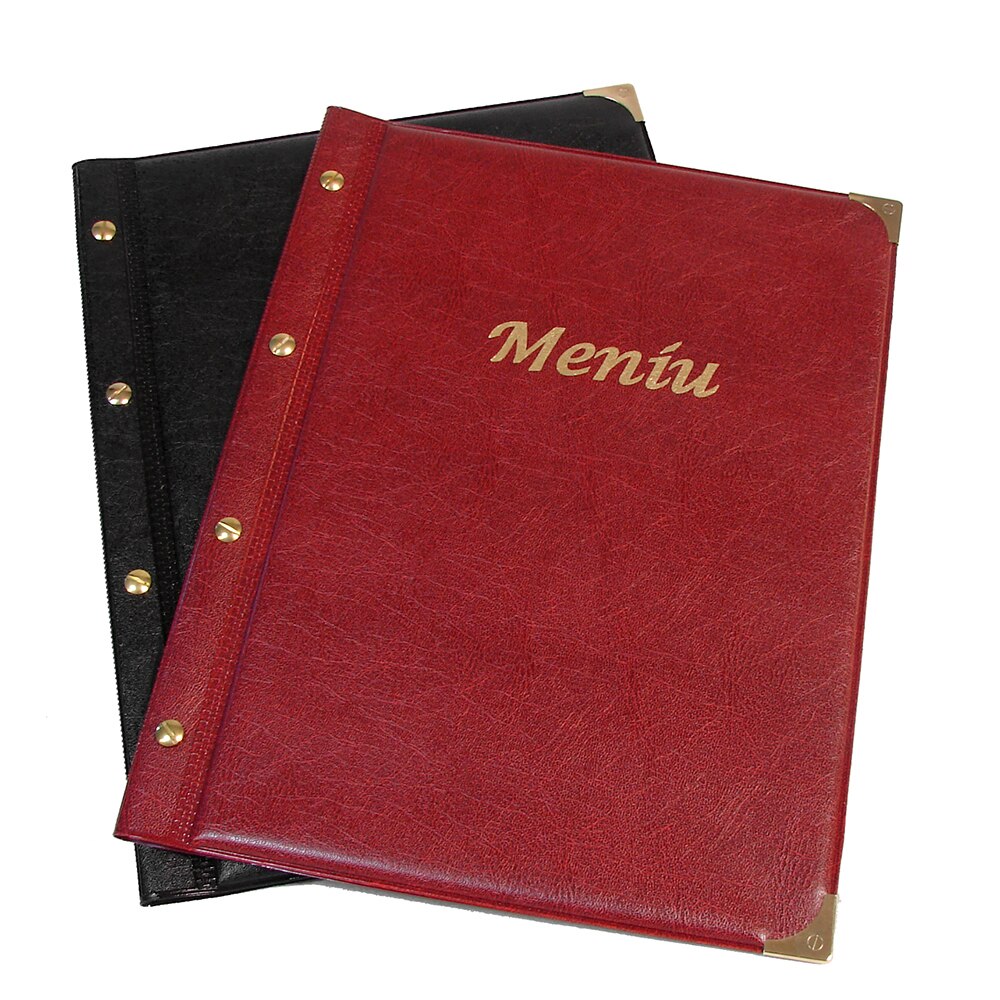 Coperta Meniu Basic A4 grena cu prindere suruburi - eMAG.ro