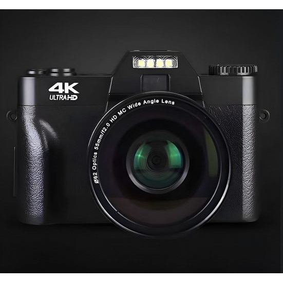 Aparat foto digital, 4K, autofocus, cu card de memorie de 64 GB ...