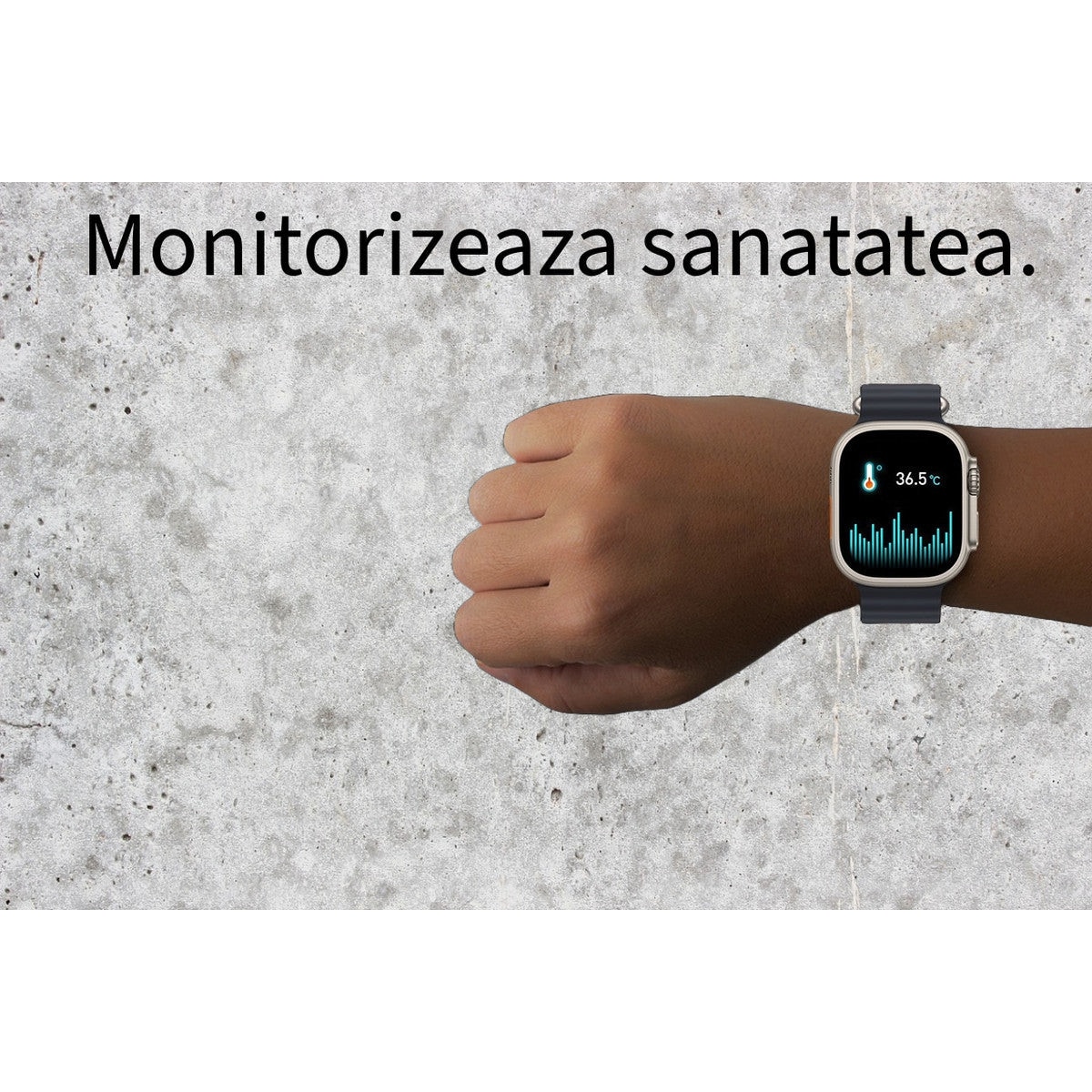 SmartWatch Z68 Ultra Premium, 1.9 инча, Android/IOS - черен - eMAG.bg