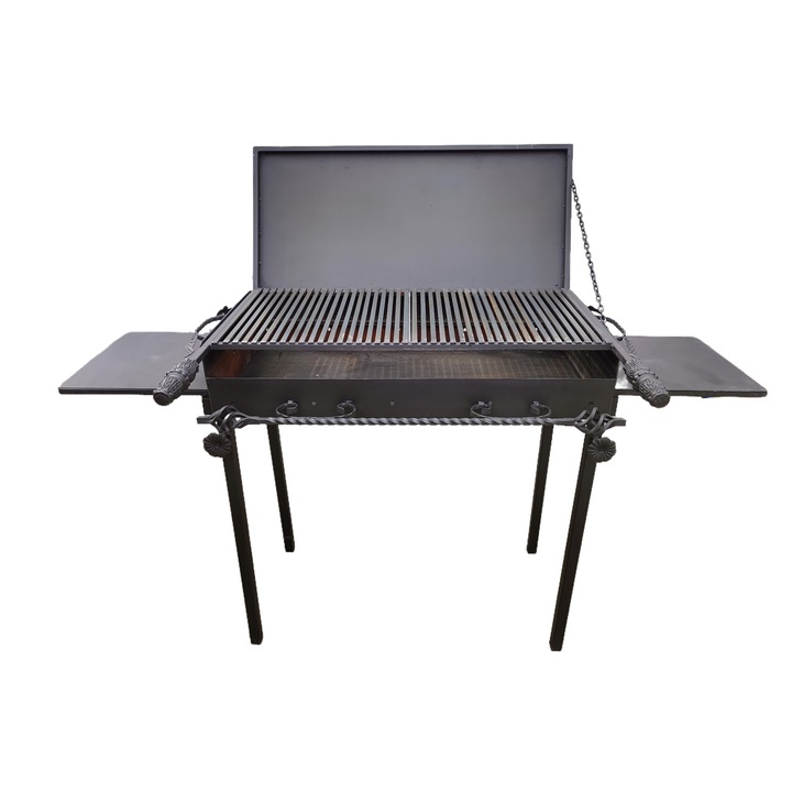 Gratar gradina Delight, 90x40 cm, 2 nivele ardere, grosime 3mm ...