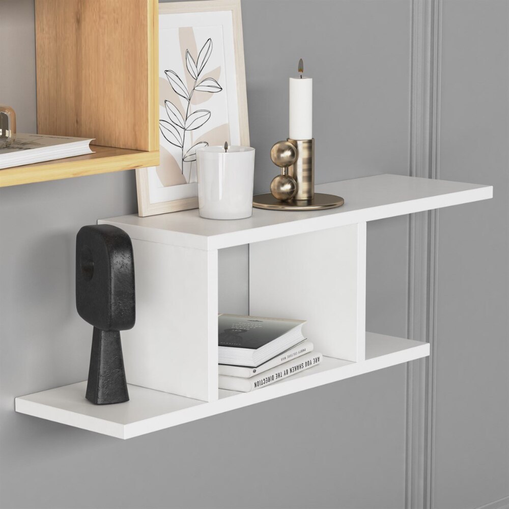 Set 2 rafturi perete, Quasar & Co.®, mobilier living/dormitor, 74.5 x ...