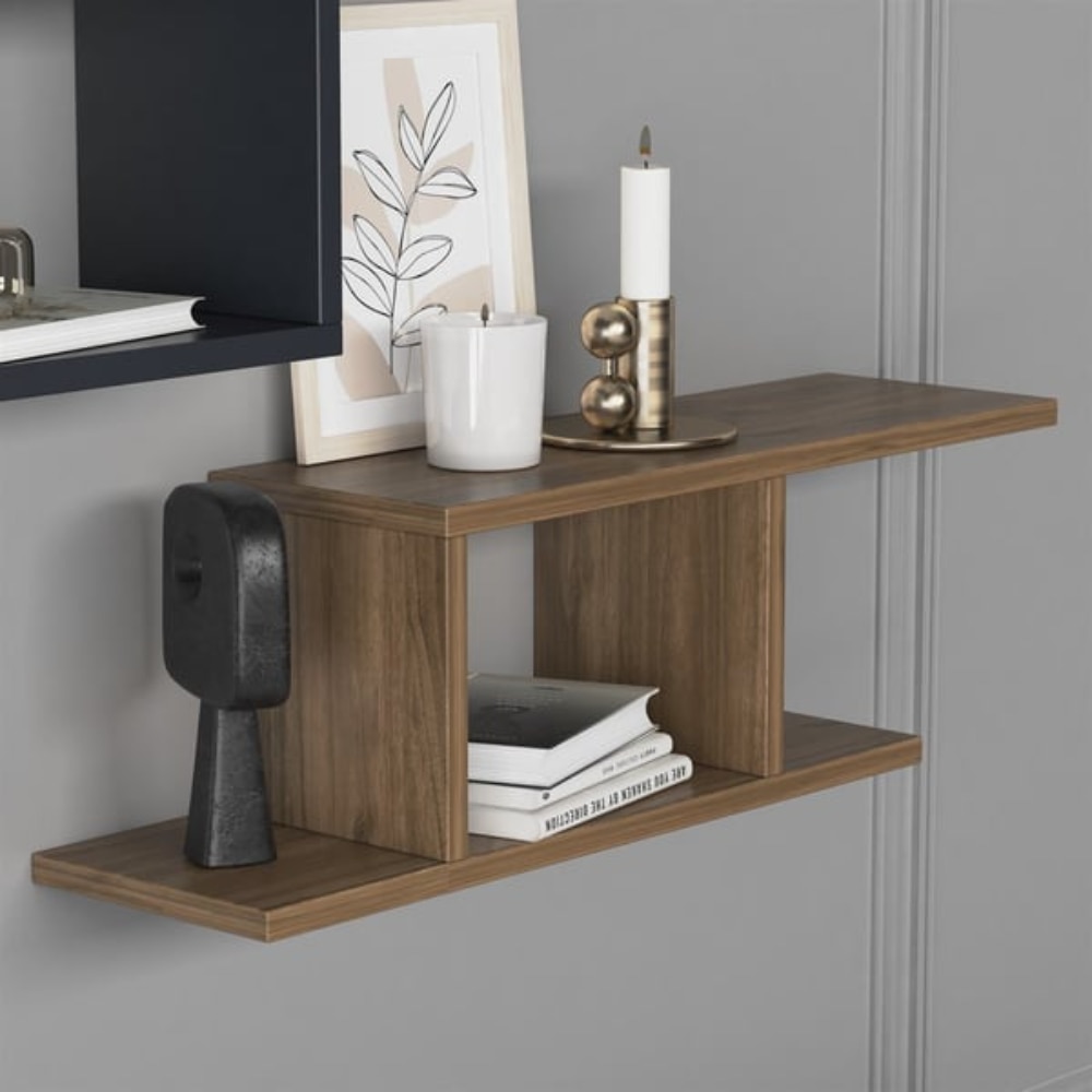 Set 2 rafturi perete, Quasar & Co.®, mobilier living/dormitor, 74.5 x ...