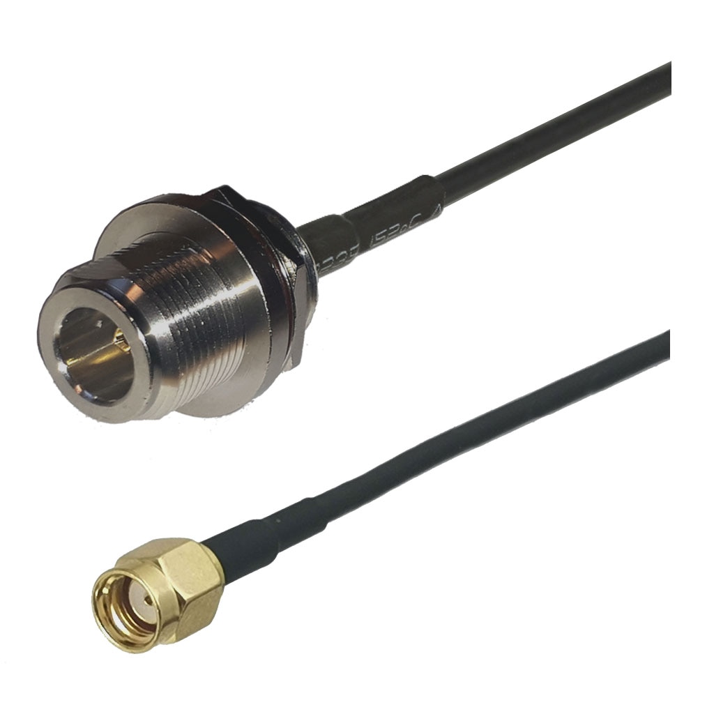 Koaxiális kábel RF pigtail RPSMA anya N anya 30cm GSM 3G 4G GPS WIFI ...