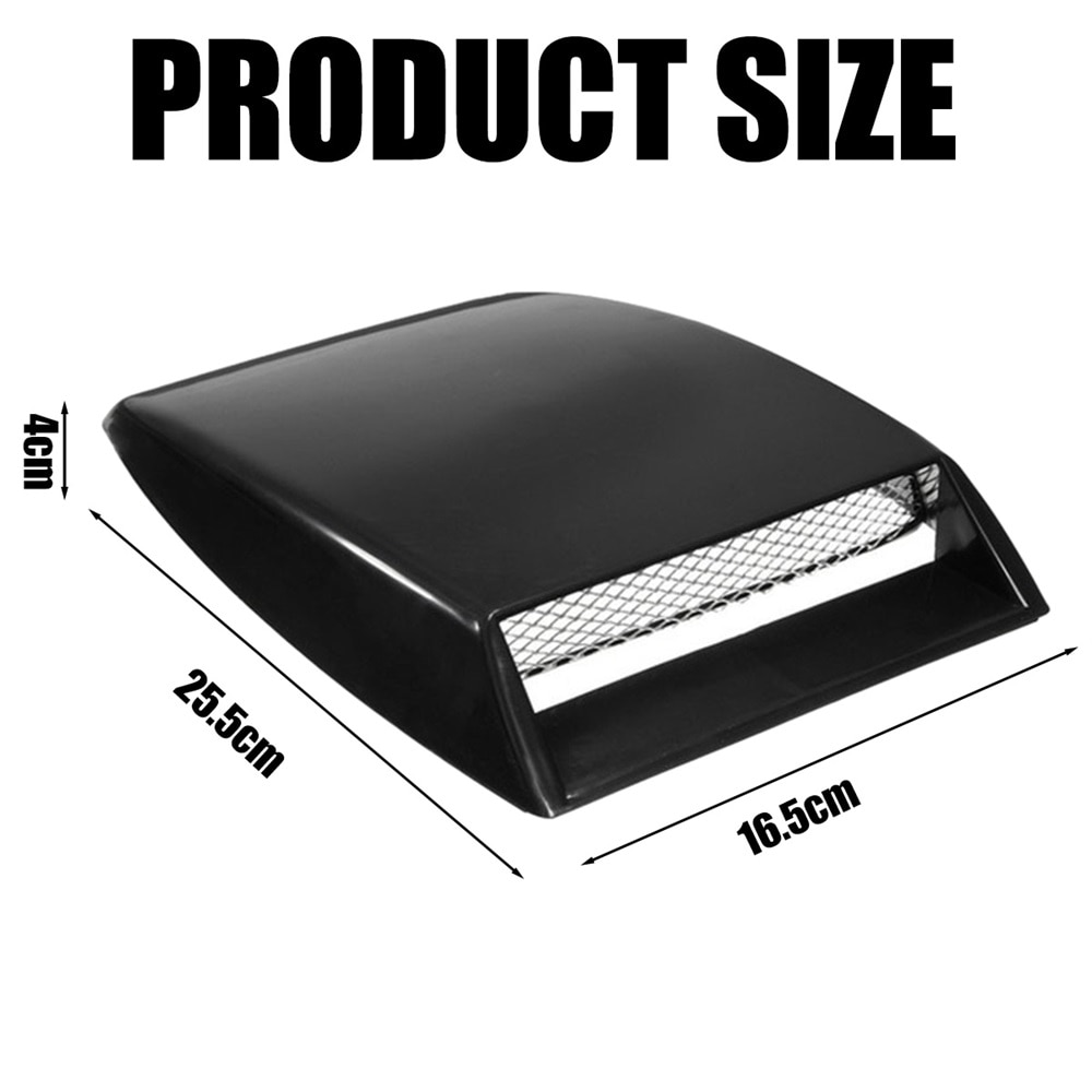 Ornament capota auto sport, negru, montare cu banda adeziva - eMAG.ro