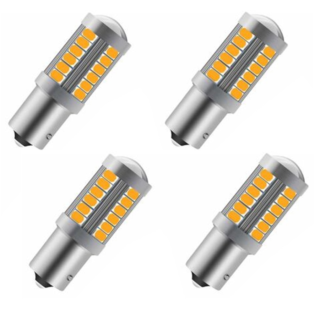 Set 4 becuri LED auto, semnalizare, 900LM, 12-30V, 3.6W, aluminiu ...