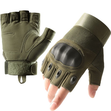 Manusi tactice militare fara degete, NUODWELL, Rezistente la impact ...